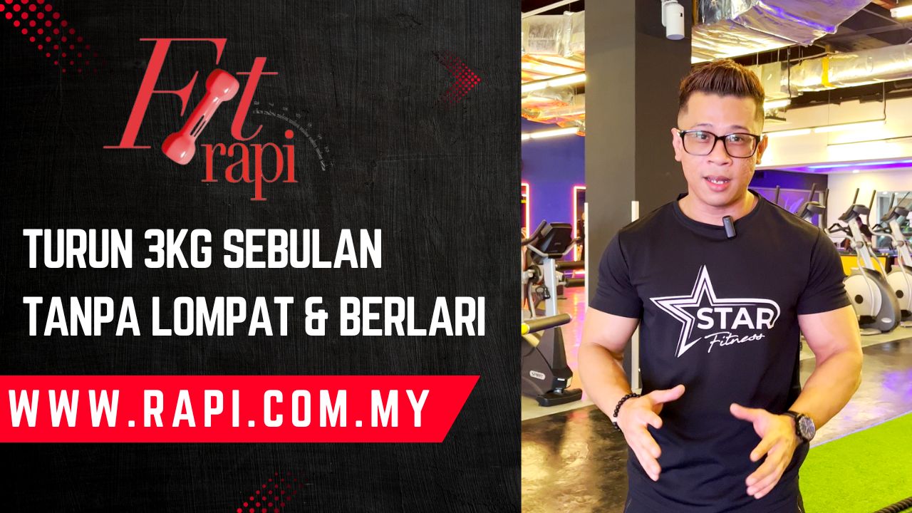 Sebulan Turun 3KG, Tanpa Lompat & Berlari - Rapi