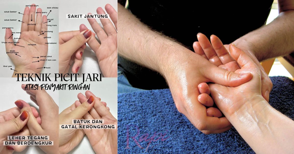 Teknik Picit Jari, Bantu Legakan Sakit Badan Di Bahagian Tertentu