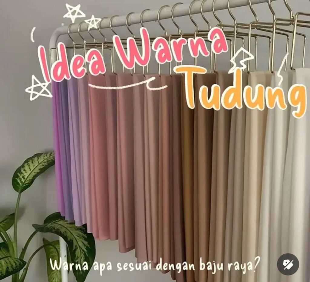 Suaikan Warna Tudung Ikut Baju Yang Dipakai, Barulah Naik Seri!
